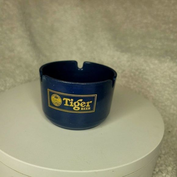 Tiger Beer | Accents | Rare Vintage Tiger Beer Plastic Round Ashtray ...